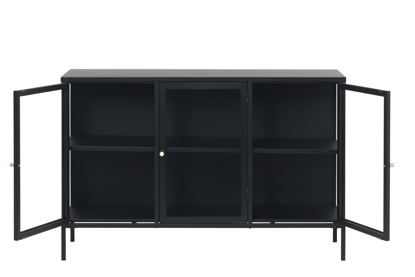 Dressoir Carmel Zwart 3 Delen - Giga Living kopen? ⏩ Giga Meubel ...