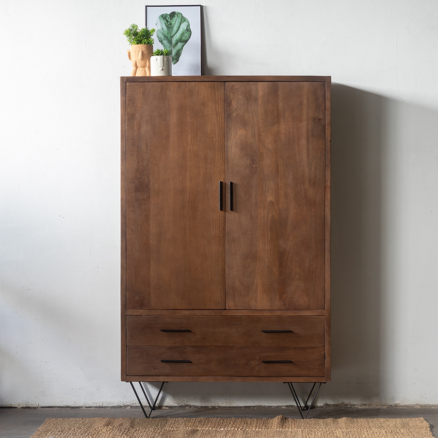 Kast Ubud Donkerbruin kopen? ⏩ Giga Meubel! - Giga Meubel