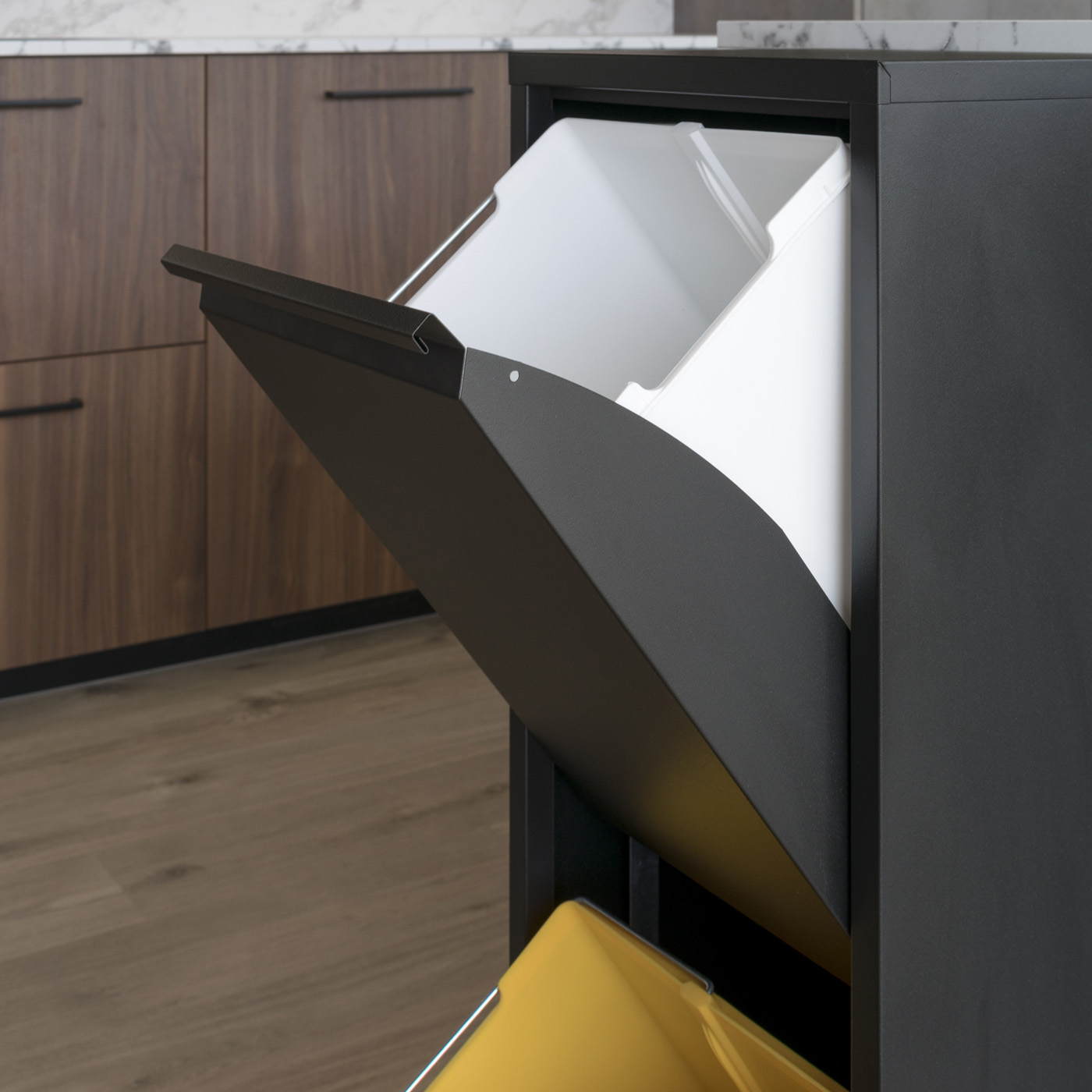 Spinder Design Afvalscheider Gigi 2 Zwart 34x92cm kopen? ⏩ Giga Meubel ...